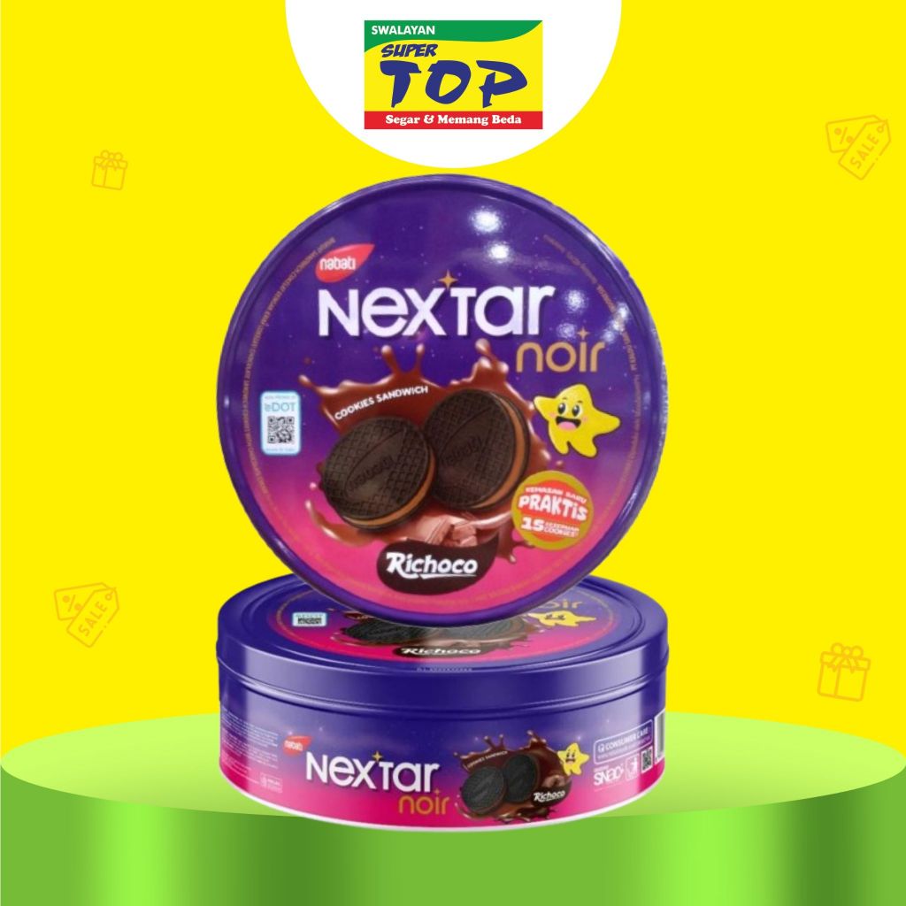 Jual ~TOP~ NEXTAR KALENG NOIR RICHOCO 105GR | Shopee Indonesia
