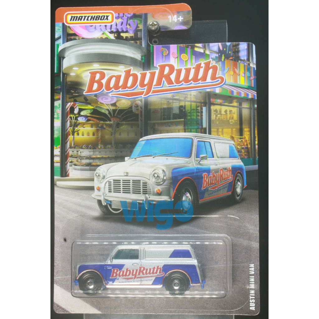 Jual Matchbox Austin Mini Van Baby Ruth silver Sweet Candy Diecast ...