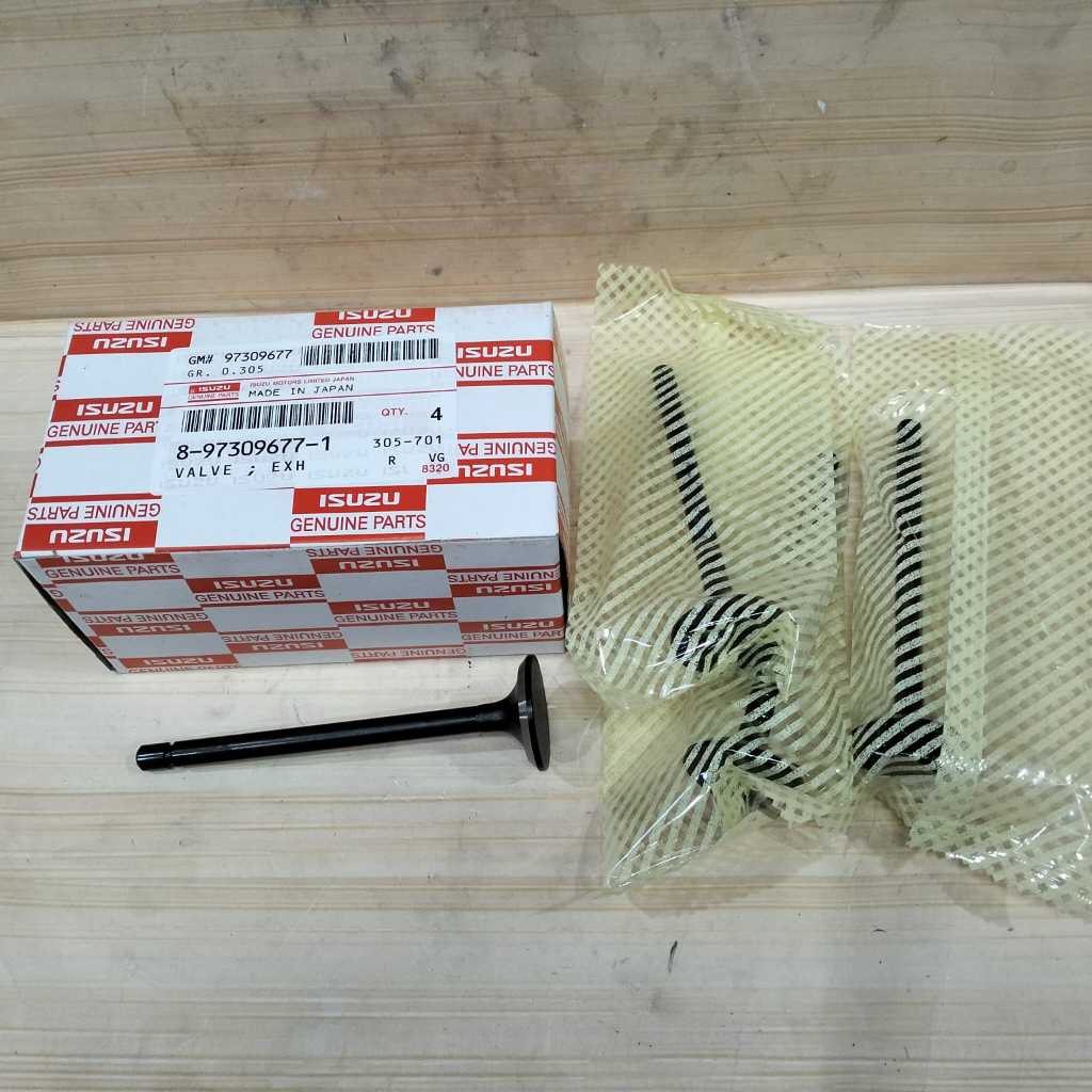 Jual VALVE EXH EXHAUST EX KLEP API SET ISUZU DMAX 4JJ1 4JK1 8-97309677 ...