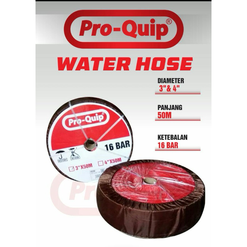 Jual Selang Karet Sunny Hose Sanihose TEBAL 6 BAR PROQUIP 2” x 50 Meter ...