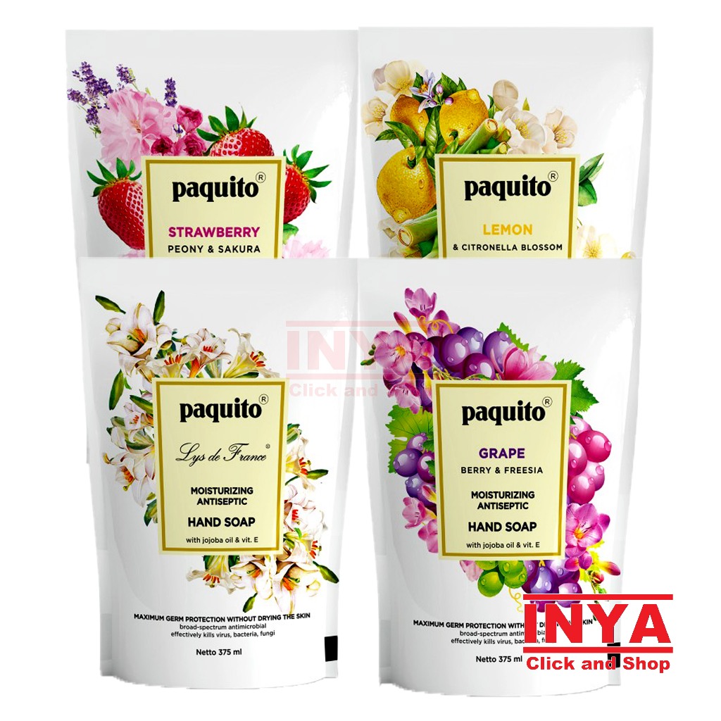 Jual PAQUITO Moisturizing Antiseptic Hand Soap 375ml - Sabun Tangan ...