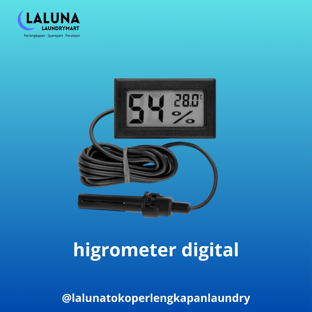 Jual alat pengukur kelembapan higrometer digital | Shopee Indonesia