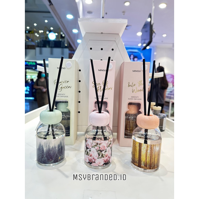 Jual MINISO SERENITY SCENT DIFFUSER 100ml PENGHARUM RUANGAN HUMIDIFIER ...