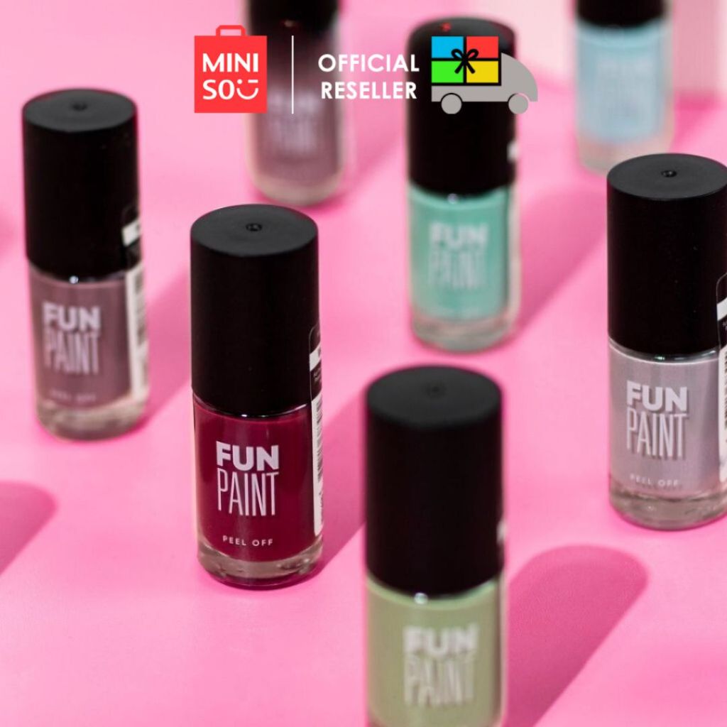 Jual Miniso Kutek / Fun Paint Peel Off Nail Polish | Shopee Indonesia