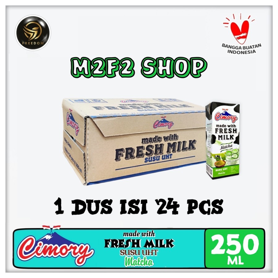 Jual Susu Cimory Fresh Milk Kotak UHT Matcha | Teh Hijau - 250 ml (Kemasan Karton) | Shopee ...