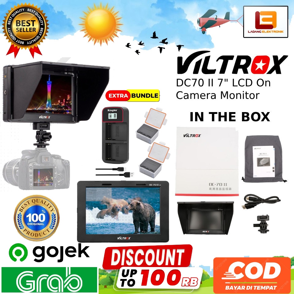 Jual Viltrox DC-70 II HDMI LCD Monitor for DSLR Camera | Shopee Indonesia