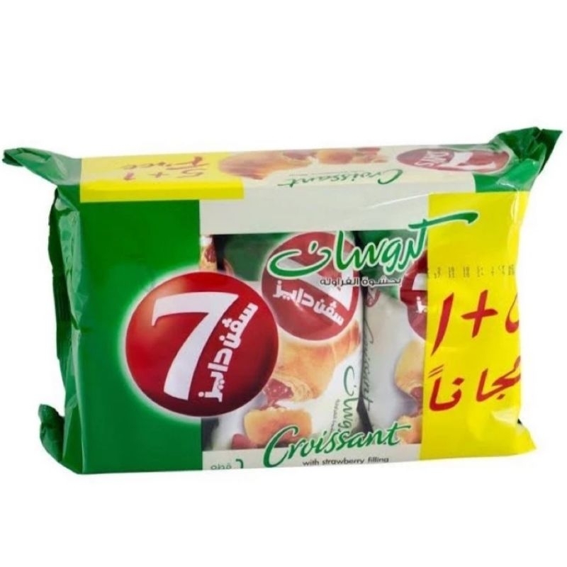 Jual 7 Days Croissant Roti Impor Arab Saudi isi 6 Saudi Arabia Bread ...
