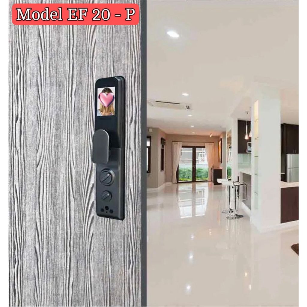 Jual Handle Pintu Smart Lock Door EF20-P Kunci Pintu digital otomatic ...