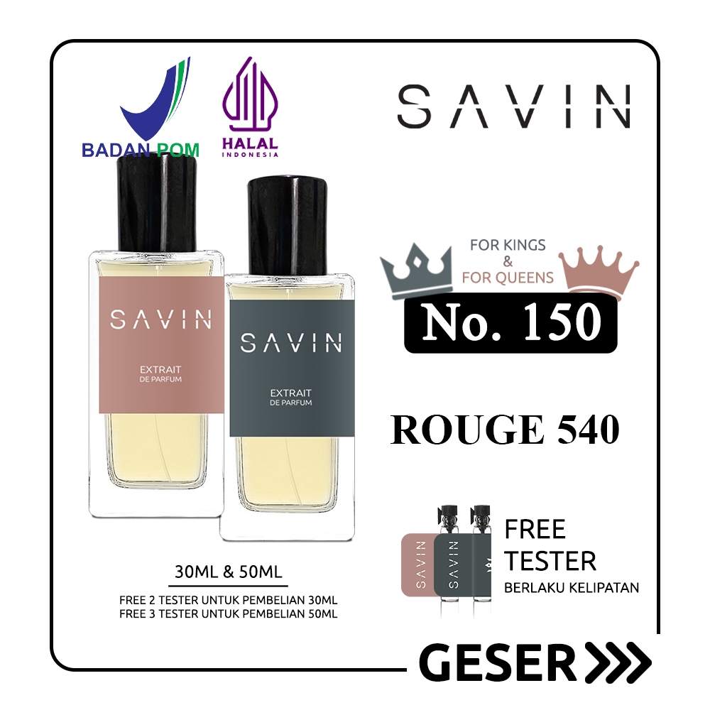 Jual SAVIN PARFUM No. 150 Rouge 540 | Shopee Indonesia