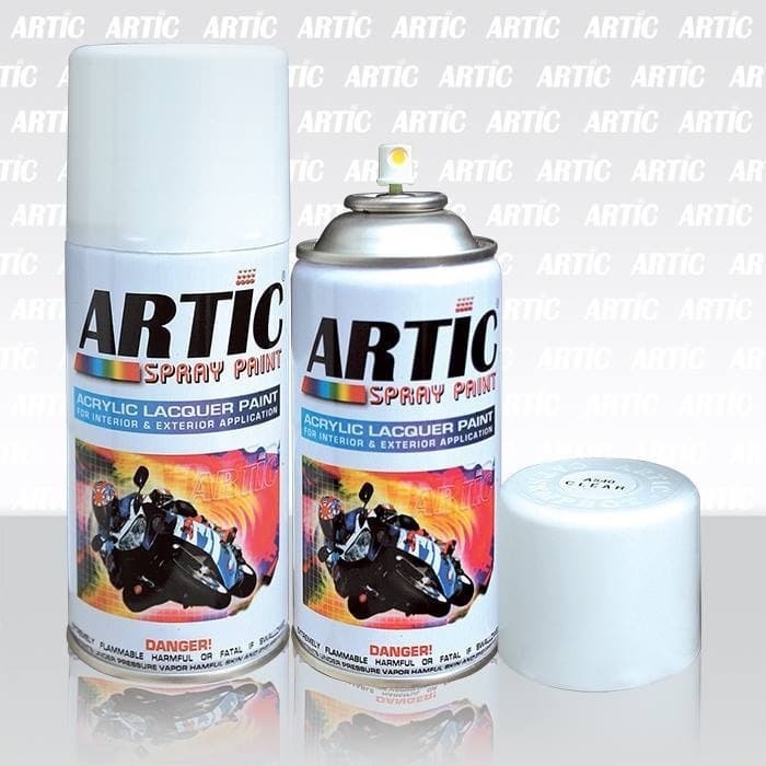 Jual Pilox Cat Semprot Pilok Artic Warna Putih Hitam Standard 150 cc ...