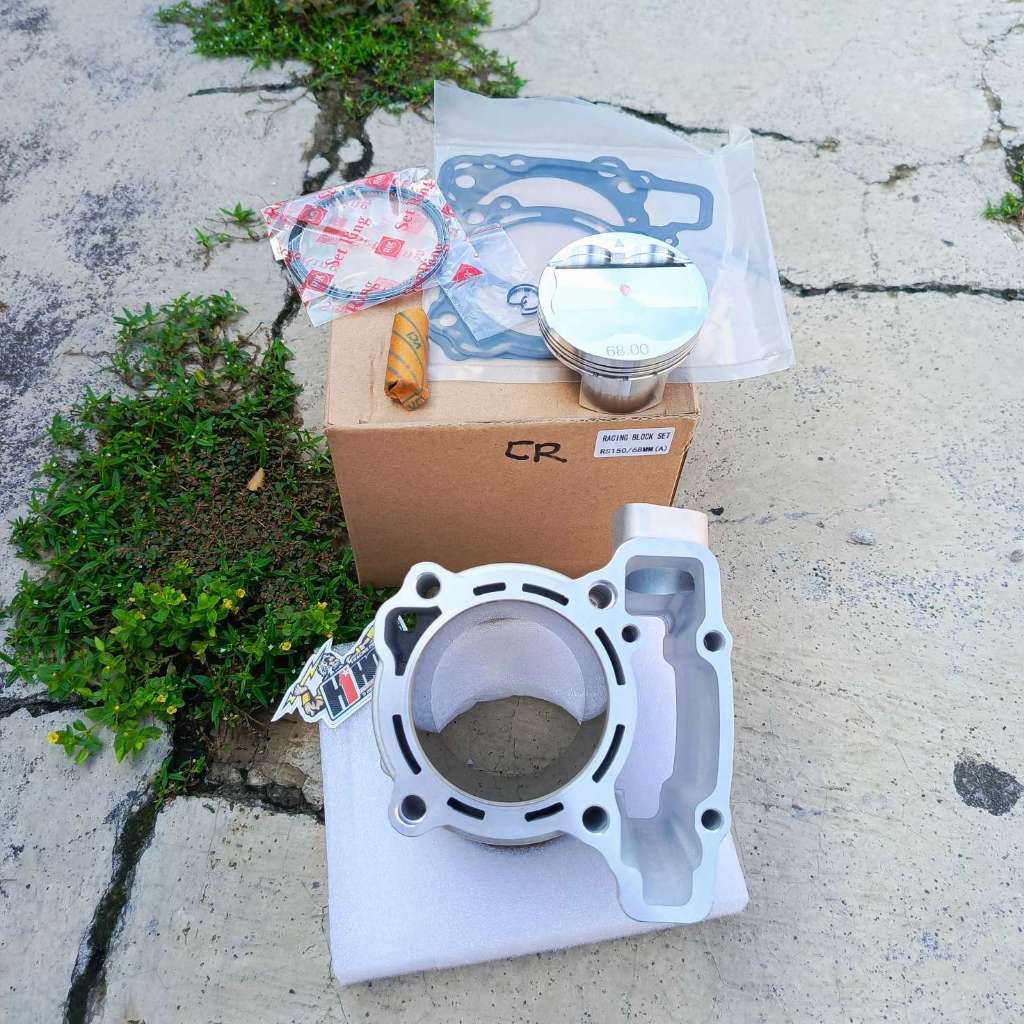 Jual Blok Block Boreup 68mm 70mm Honda Sonic 150 Rs150 Supra Gtr New ...
