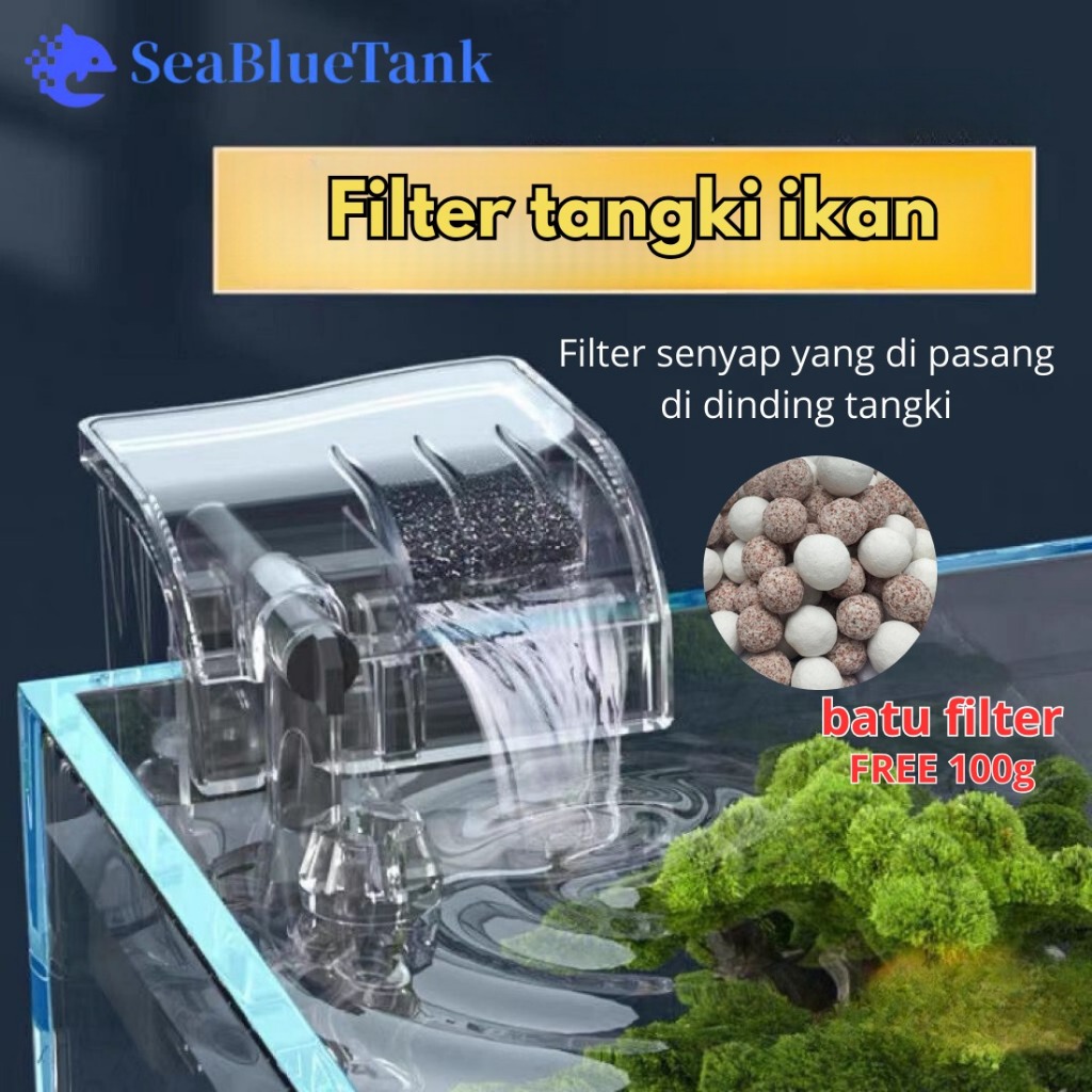 Jual SBT FILTER GANTUNG AKUARIUM AQUASCAPE XP06 FREE BATU FILTER 100G ...