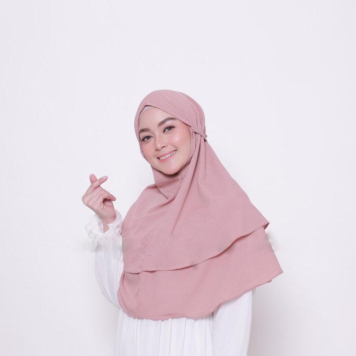 Jual ARSS Hijab Bergo Instan 2 Layer Simple Maryam Dua lapis | Shopee ...