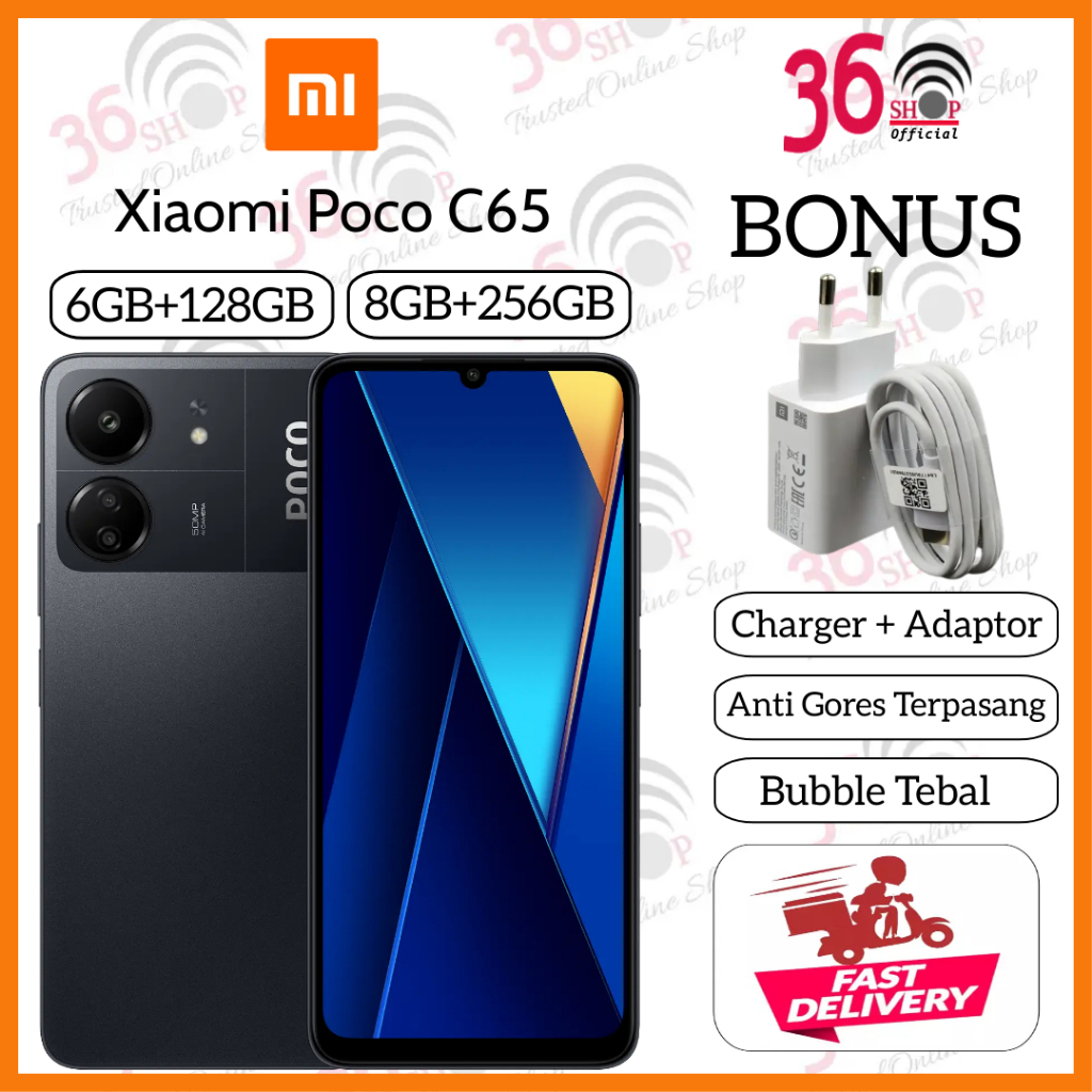 Jual Xiaomi Poco C65 [6GB+128GB] [8GB+256GB] Garansi resmi 1 Tahun | Shopee Indonesia
