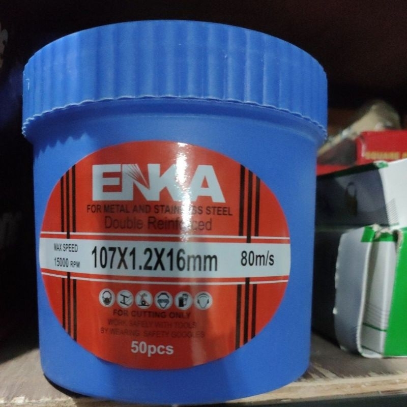 Jual Mata Gerinda Potong 4 inch ENKA (1 tabung isi 50 pcs) | Shopee Indonesia