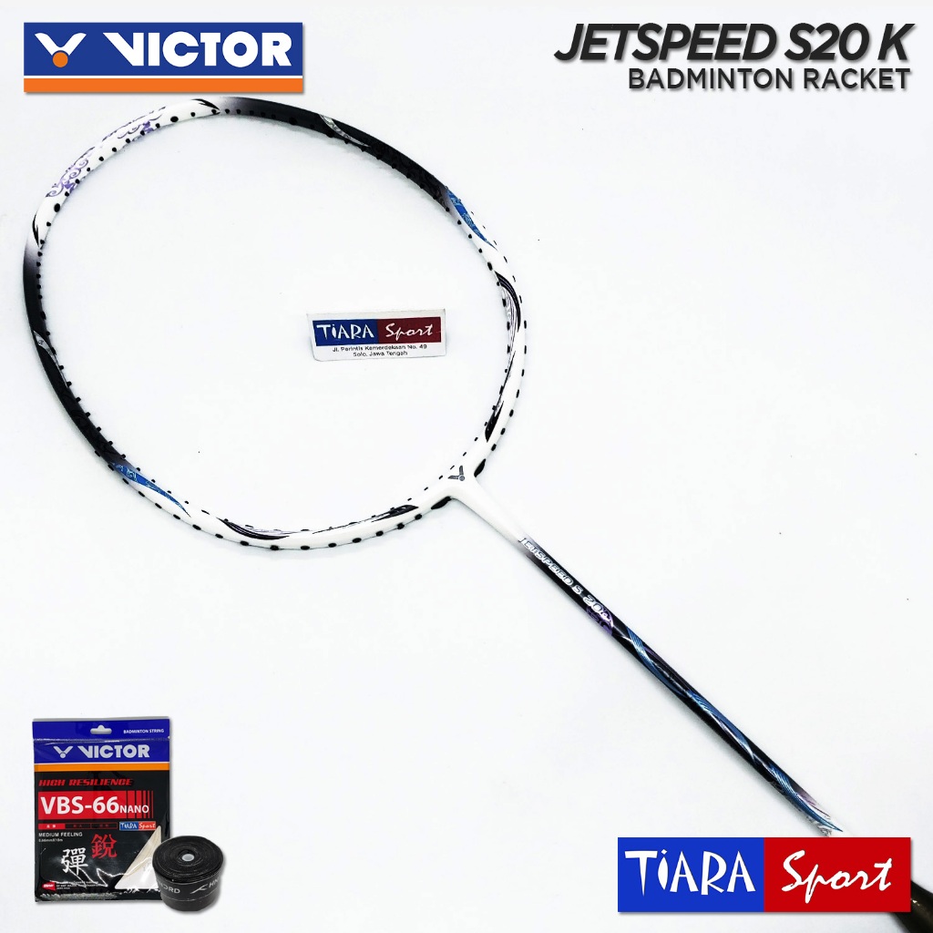Jual Raket VICTOR Jetspeed S 20 K - Iron Gate White - 4U G6 FC ...