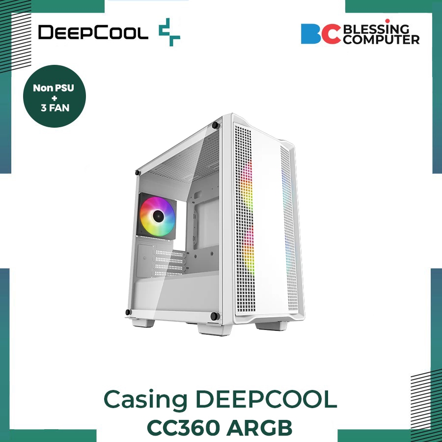 Jual Casing DEEPCOOL CC360 ARGB - WHITE | Shopee Indonesia
