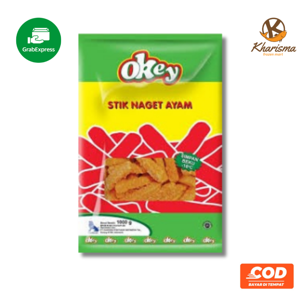 Jual Okey Nugget Ayam Stick Frozen Food 1kg (Khusus Padang) | Shopee ...