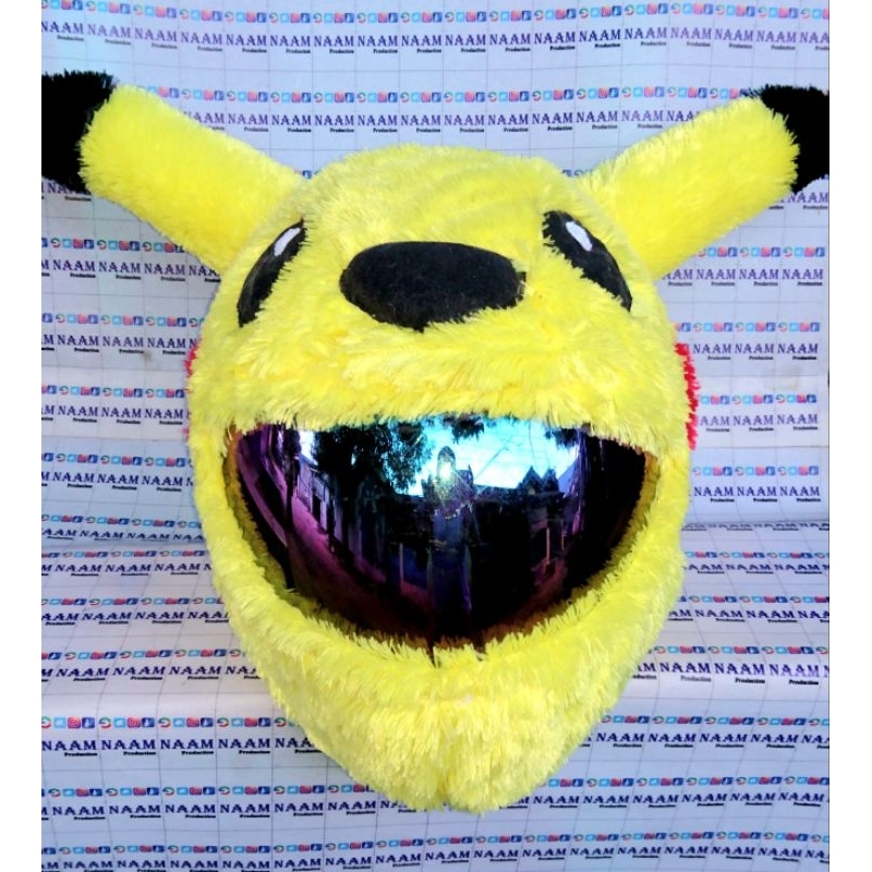 Jual Cover Helm Karakter Pikachu | Shopee Indonesia