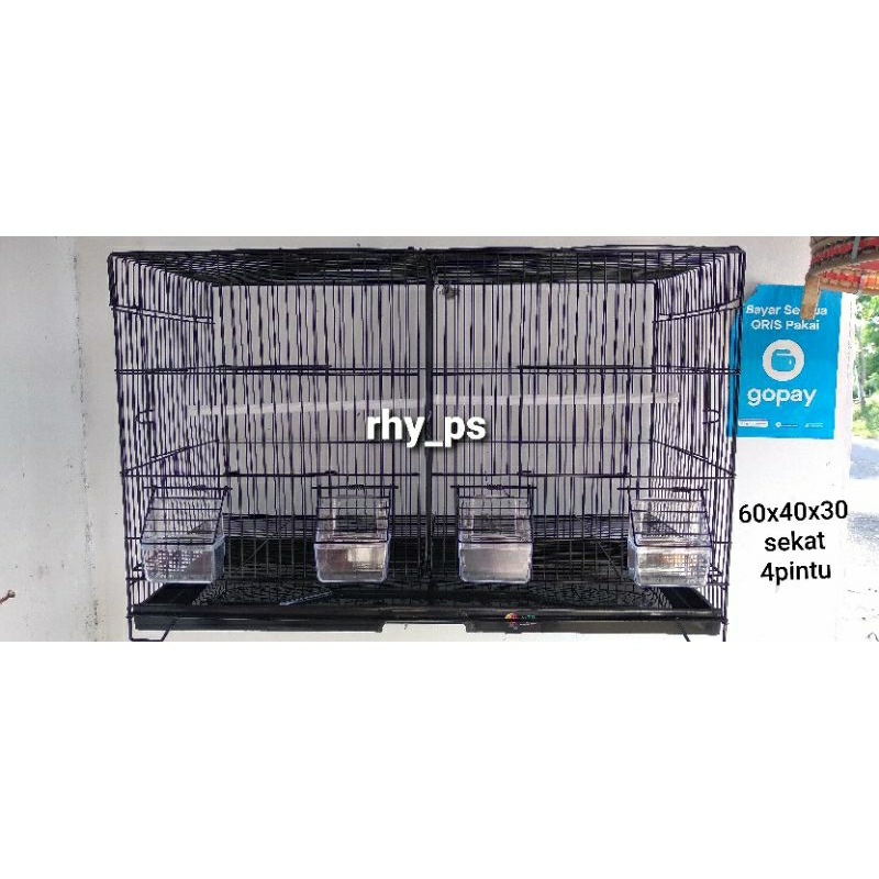 Jual sangkar sekat kandang ternak 60x40x30 finch,emje,siskin,sanger,bt ...
