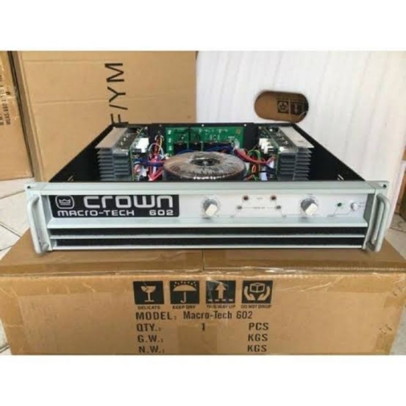 Jual POWER AMPLIFIER CROWN MACRO TECH 602 STEREO | Shopee Indonesia