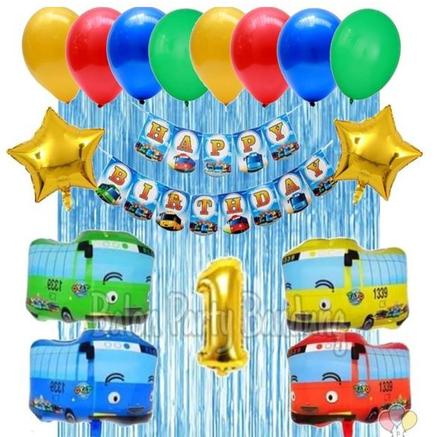 Jual [Paket B] Dekorasi Tema Tayo | Shopee Indonesia