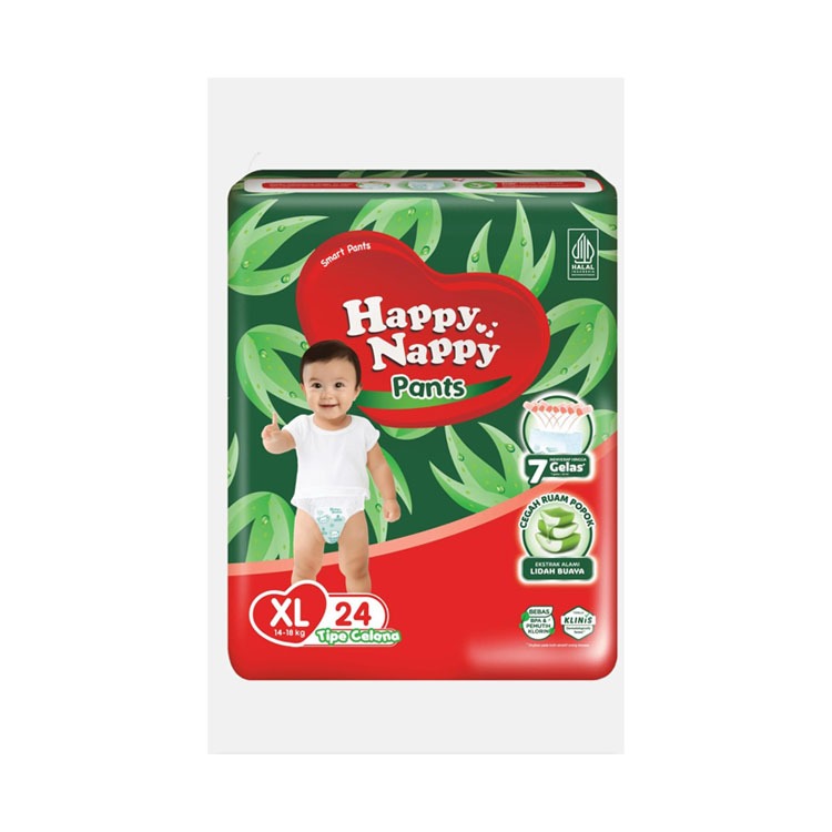 Jual Happy Nappy Smart Pants Popok Bayi Celana S40/M32/L28 | Shopee ...