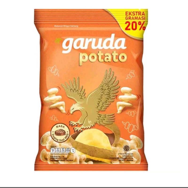 Jual Garuda crunchy potato 42g+8,4g | Shopee Indonesia