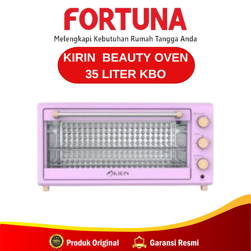 Jual Kirin Beauty Oven 35 Liter KBO - 350WB / Oven Listrik/ Warna Pink | Shopee Indonesia