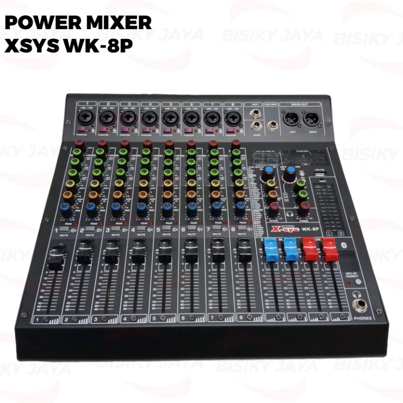 Jual Power Mixer 8 Channel Xsys WK-8p / Xsys WK 8p | Shopee Indonesia