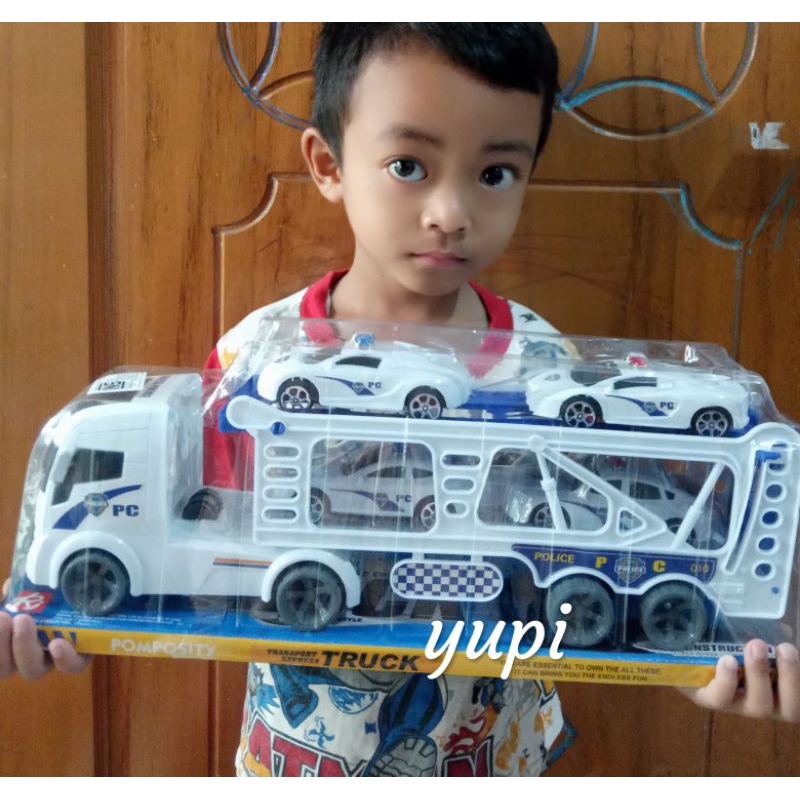 Jual Mobil Truck Pengangkut Mobil Polisi Semi Jumbo-Kontainer ...
