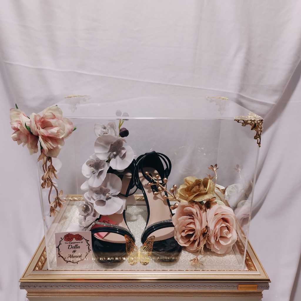 Jual KOTAK BAKI SESERAHAN NIKAH DOUBLE FRAME PICASSO TUTUP AKRILIK ...