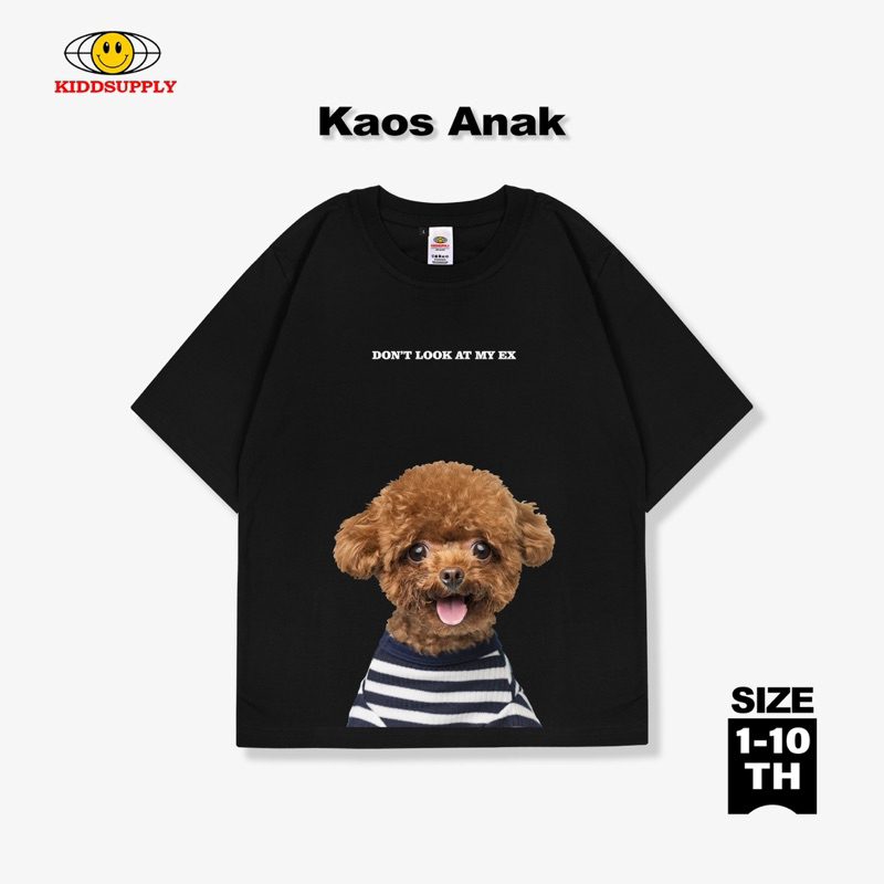 Jual KiddSupply Kids Tshirt Little Puppy White & Black l Kaos Anak ...