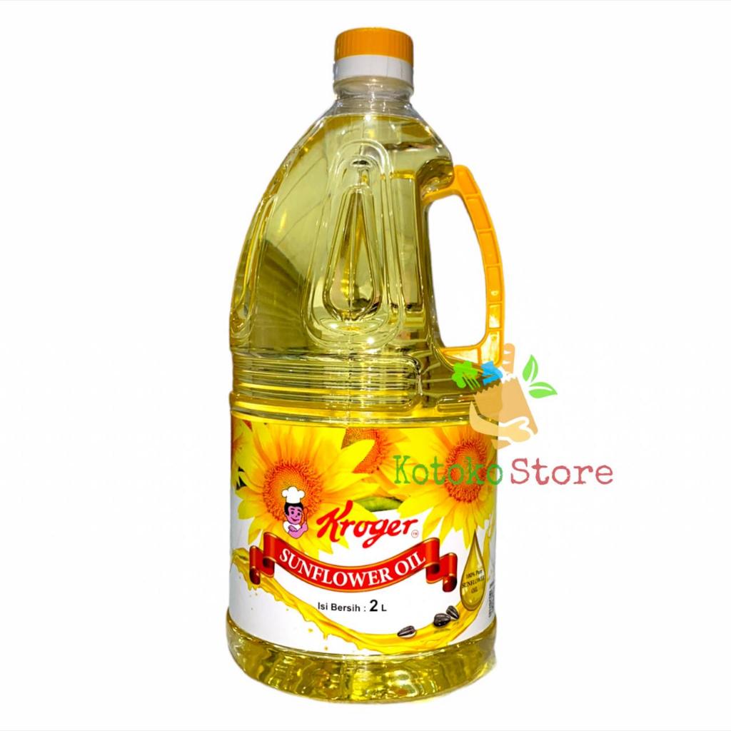 Jual Kroger Sunflower Oil / Minyak Bunga Matahari Kroger 2 Liter ...