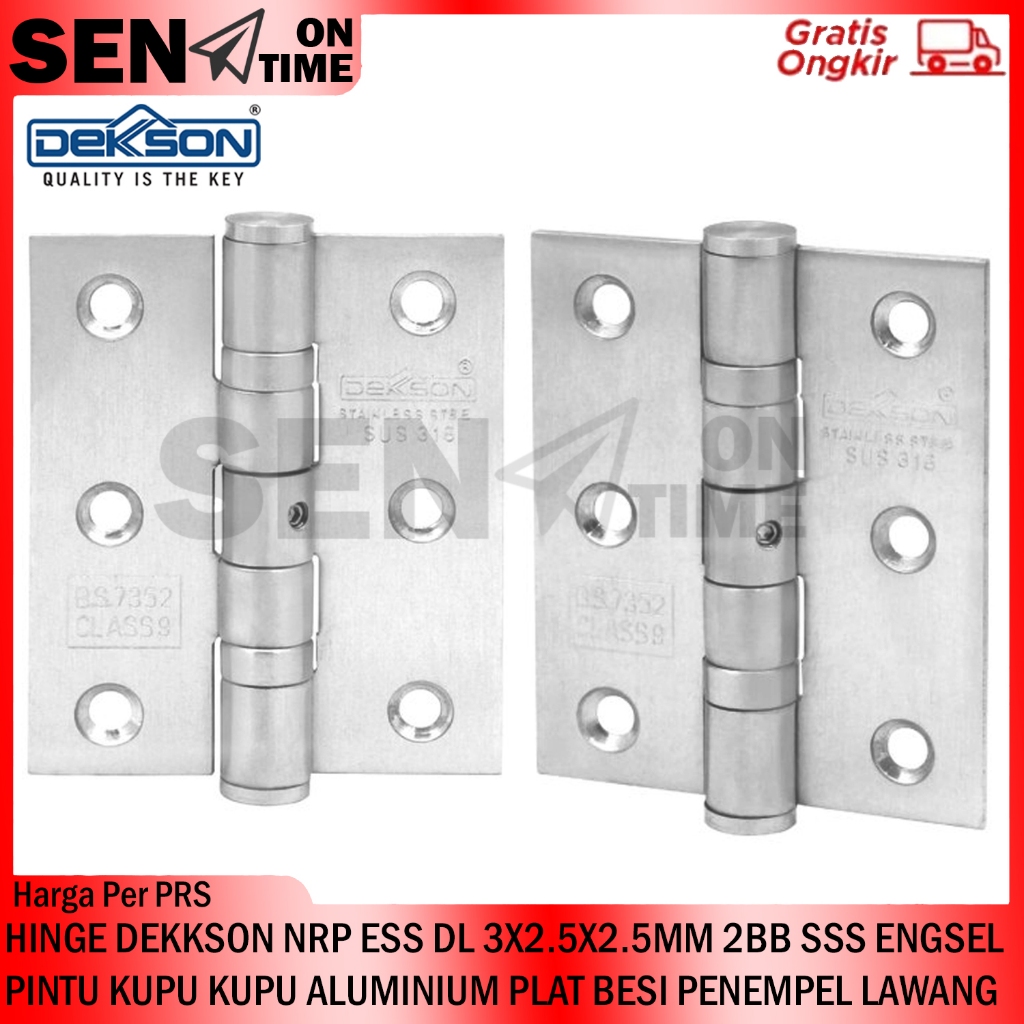Jual Hinge Dekkson Nrp Ess Dl 3x2.5x2.5mm 2bb Sss Engsel Pintu Kupu ...