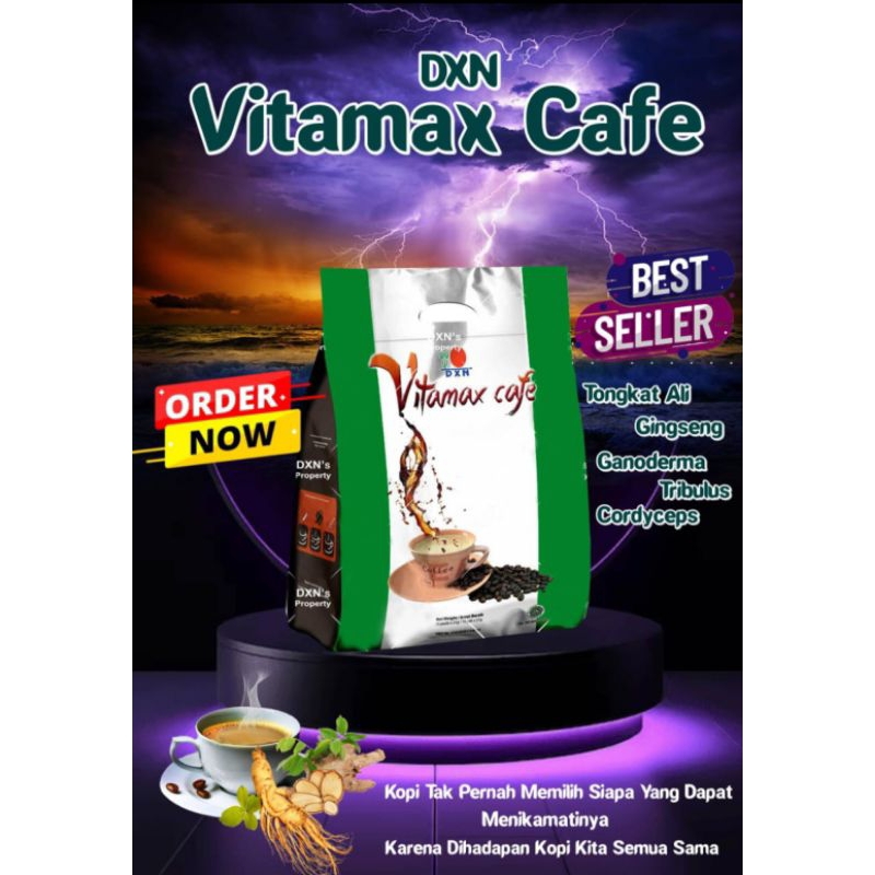 Jual Vitamax Cafe Dxn / Kopi vitamax / Kopi kesehatan kebugaran / Kopi ...