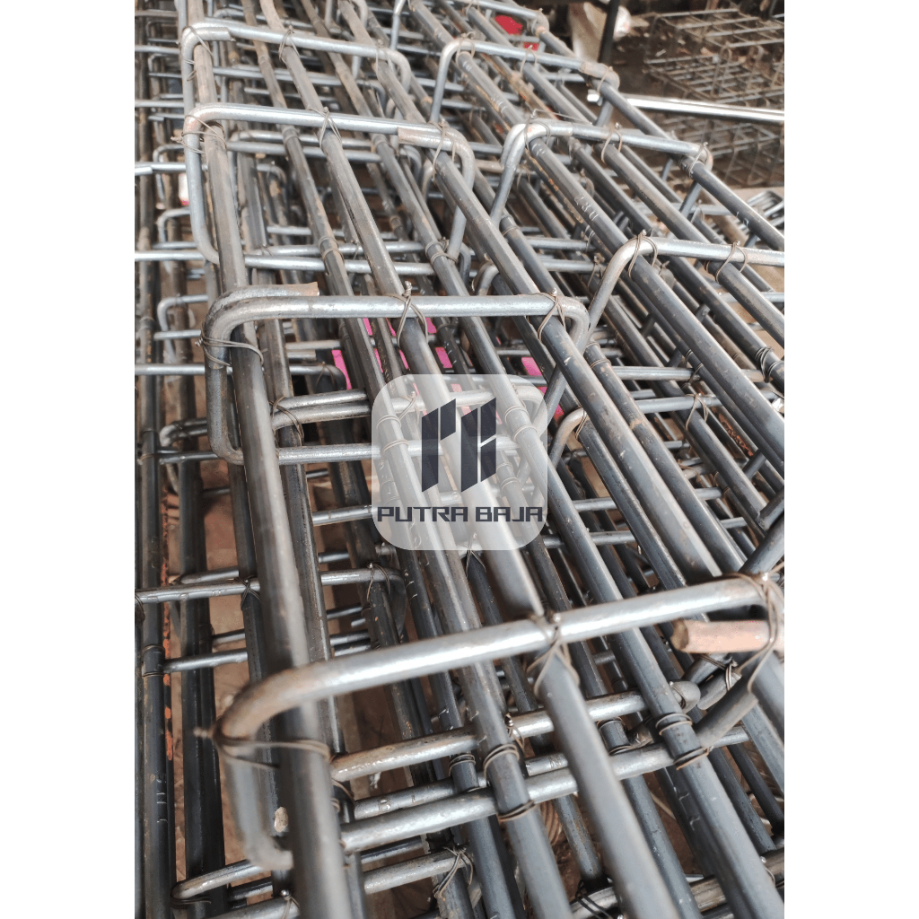 Jual Rangka Besi / Rangka Beton / Besi kolom 10mm SNI 6 Jalur | Shopee ...