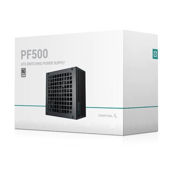 Jual DEEPCOOL PSU PF500 500WATT 80+ ALL FLAT CABLE | Shopee Indonesia