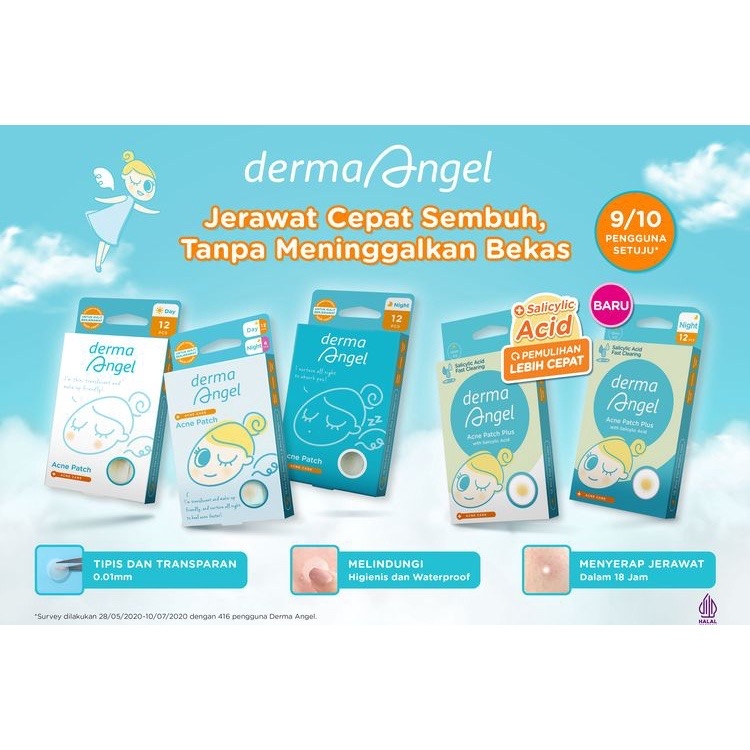 Jual DERMA ANGEL Acne Patch Kit - Sticker Jerawat Derma Angel | Shopee ...