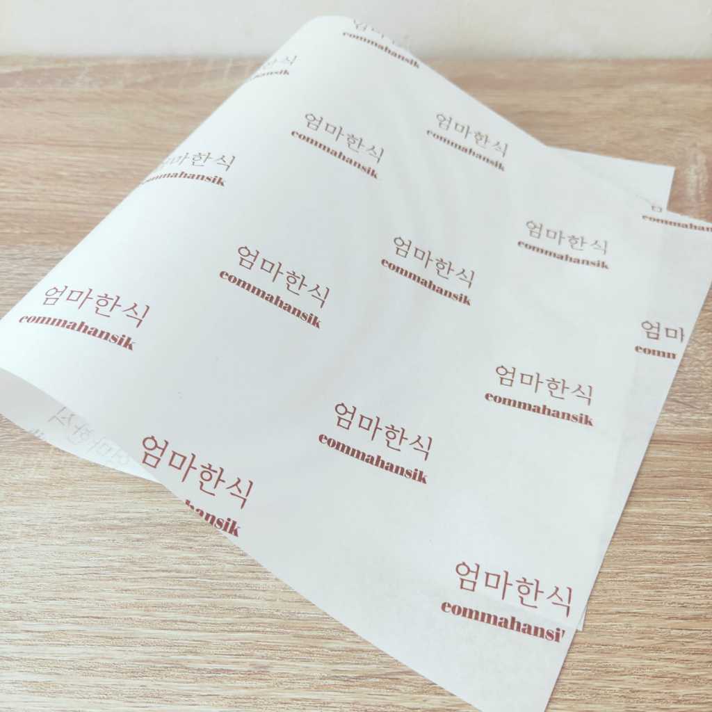 Jual CUSTOM Kertas Roti Foodgrade 11 x 38 cm - Wrap Paper / Kertas ...