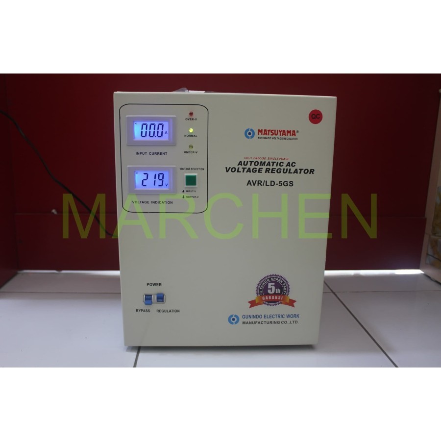 Jual Stavol stavolt Stabilizer stabiliser Matsuyama 5000W 5000 VA AVR-L ...