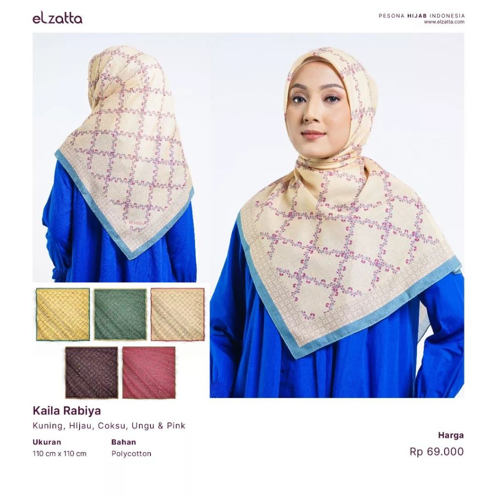 Jual NEW COLLECTION ELZATTA HIJAB KAILA RABIYA | Shopee Indonesia