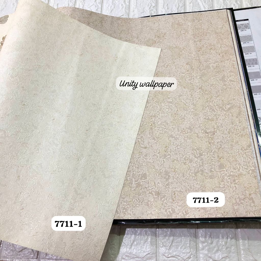 Jual WALLPAPER DINDING MOTIF POLOS SERAT TEMBOK MINIMALIS PUTIH BIRU ...