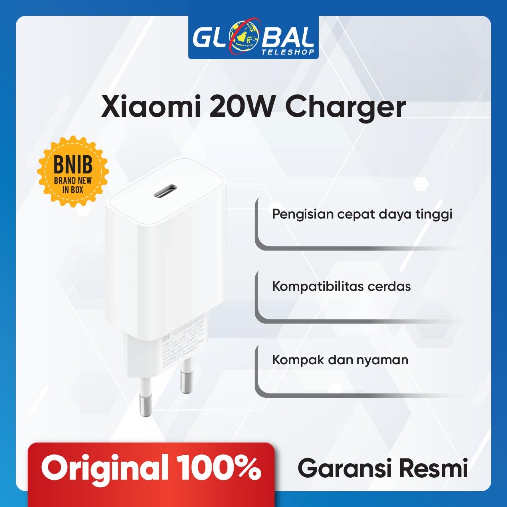 Jual Xiaomi Mi 20W Charger | Shopee Indonesia
