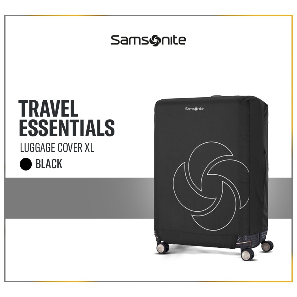 Jual Samsonite Travel Essentials Luggage Cover XL - Black | Shopee ...