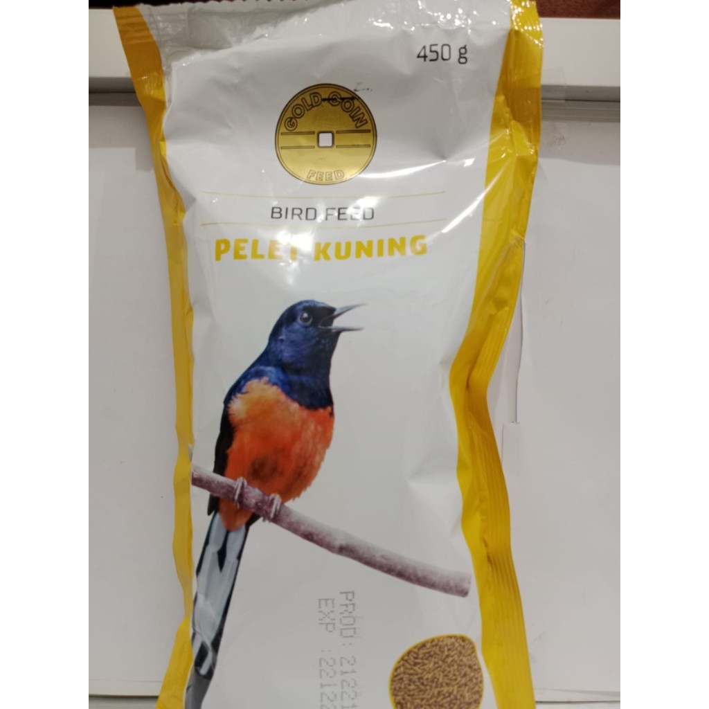Jual gold coin pelet kuning voer pur burung murai goldcoin coklat 450 ...