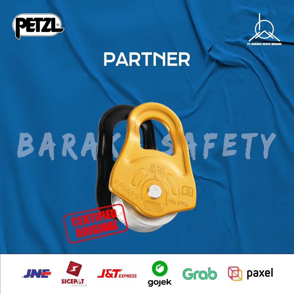 Jual PETZL PARTNER Ultra-Compact, High-Efficiency Pulley for ...