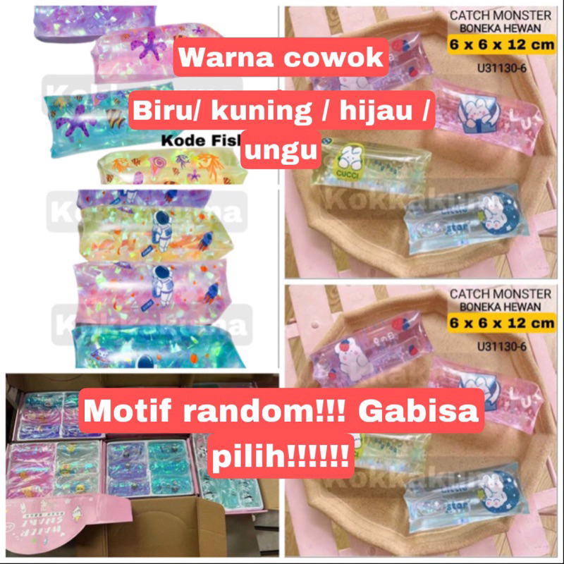 Jual ( KKM ) CATCH THE MONSTER WATER SNAKE JELLY MONSTER AIR SULIT DI ...