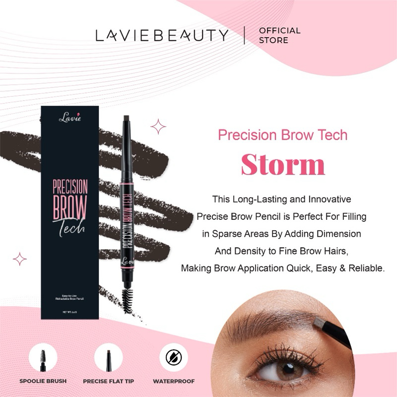 Jual Lavie Lash Precision Brow Tech - Storm | Shopee Indonesia
