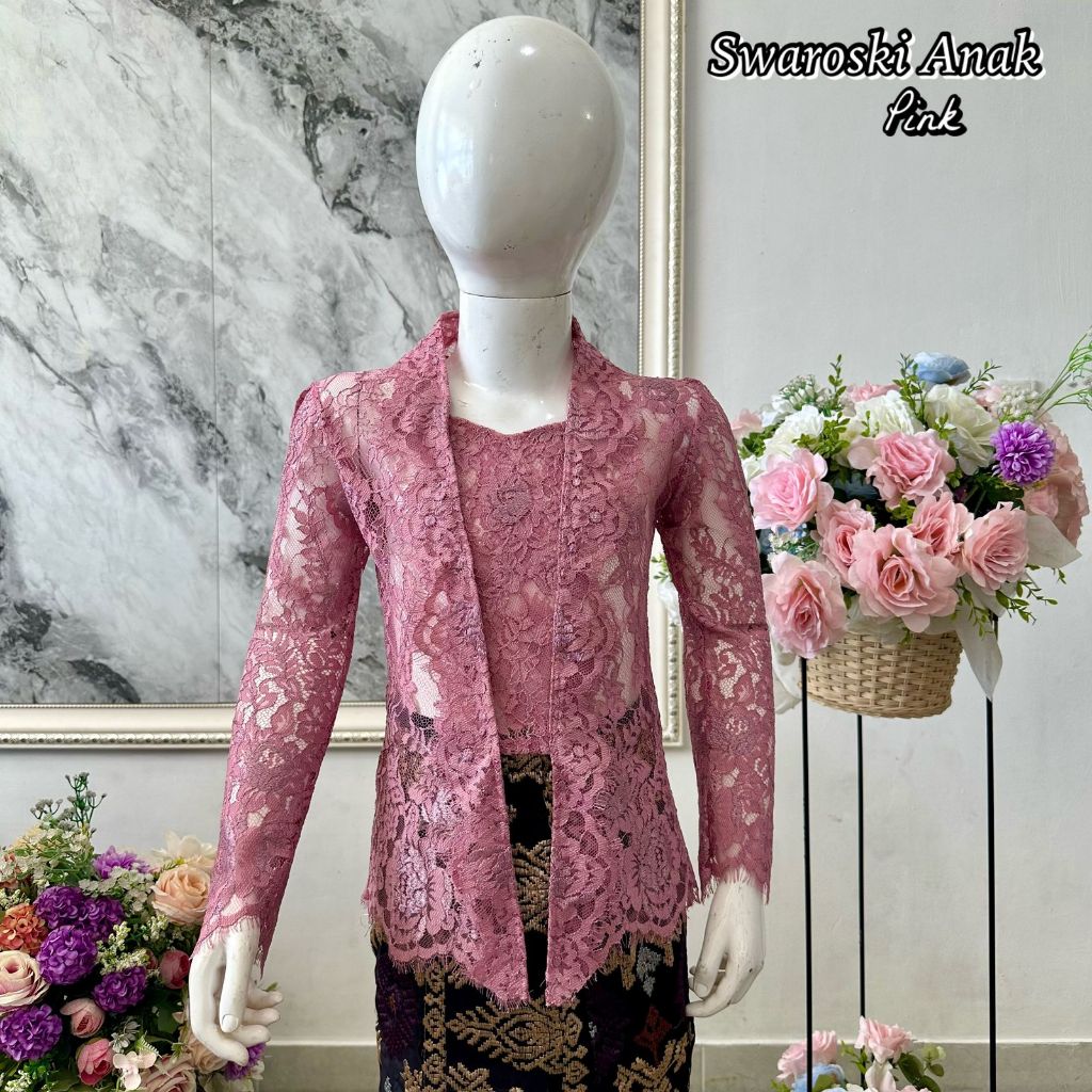Jual Kebaya Metalic Anak bahan semi france metalic ⁠nyaman dipakai ...